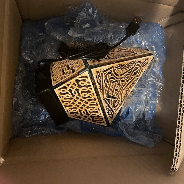 Viking Shadow Lantern Norse Thor Hammer Mjolnir Pegan Night Light - Etsy