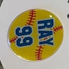 Personalized Softball Bat Sticker: Custom Name & Number 3D Decal - Etsy