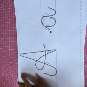 Wire Alphabet Template Printable Template for Wire Art Uppercase and ...