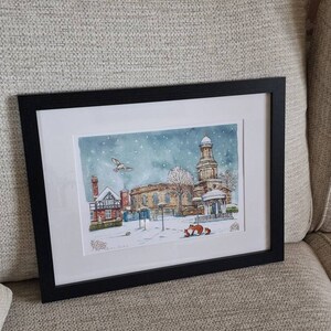 A4 Fine Art Print Shrewsbury Library Signed - Etsy