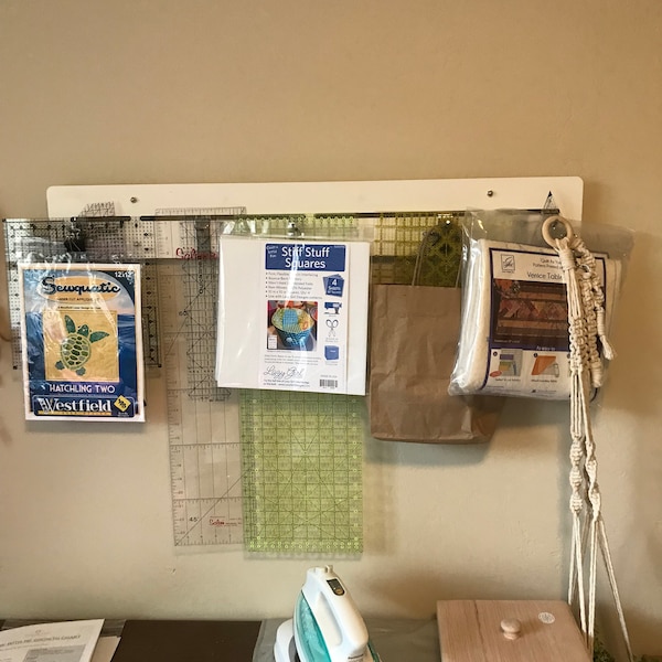 Wall-mounted Quilt Ruler Rack: 36 Inch Sewing Ruler Organizer - Etsy