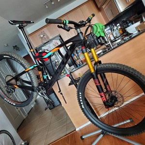 Custom Made Kona Decal Stickers on Bike. Kona Decals - Etsy