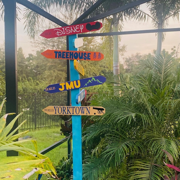 Custom Directional/ Mileage Signs, Custom Destination Signs, Outdoor ...