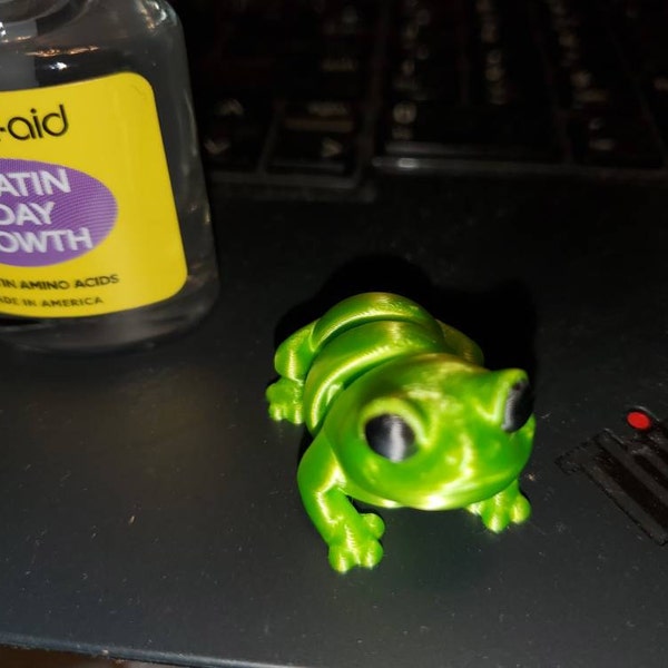 Fidget Frog Fidget Toy, Articulated Sensory Toy, Tiny Frogs, Flexible ...