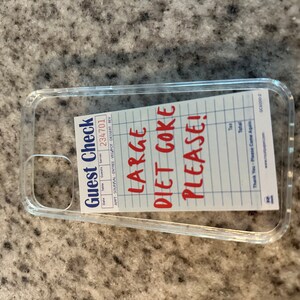 Hot Girls Drink Tequila Retro Guest Check Phone Case, Tequila, Espresso ...