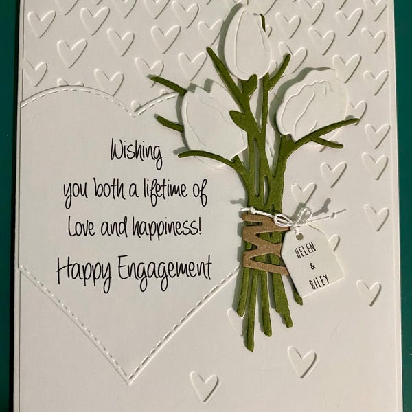 Personalized Anniversary Card, Custom Love Card, Heart Card, Card for ...