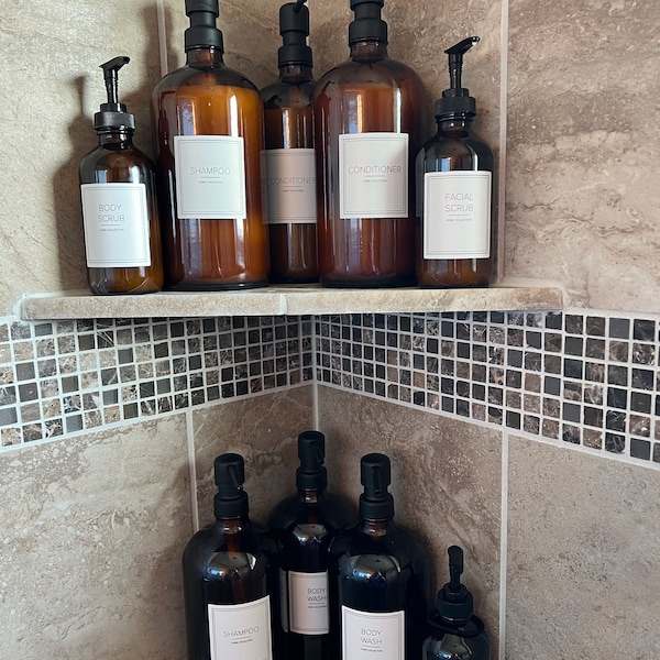 Cream Baking Labels Minimal Cream Waterproof Labels Flour, Icing Sugar ...