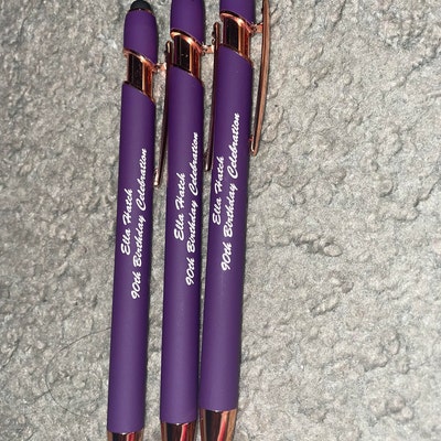 Custom Wedding Rose Gold Pens Personalized Business Pens - Etsy