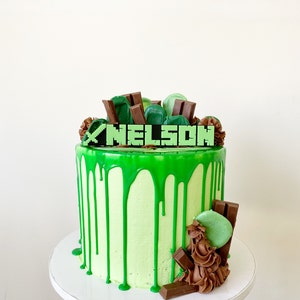 Custom Minecraft Name Plate, Personalised Desk Plate, Boy Gift, Gift ...