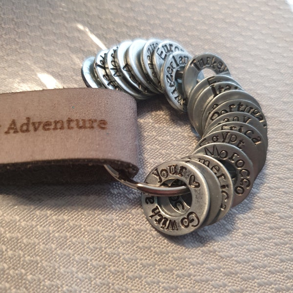 Single Travel Tokens for Collections Adventure Explore Traveler ...