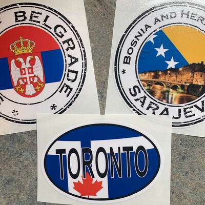 Canada Map Flag Silhouette Sticker for Laptop Book Fridge - Etsy