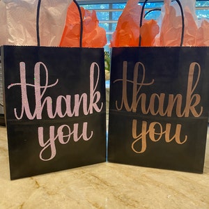 Congrats Gift Bag, Congratulations Gift, Hand Lettered Gift Bag ...