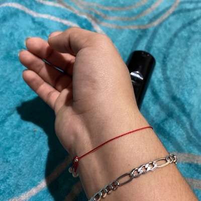 Red Silk String Protection Bracelet Wish Bracelet Friendship - Etsy
