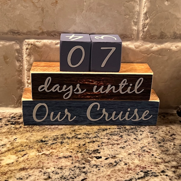 Cruise Vacation Countdown, Days Until, or Optional (weeks Until), Our ...