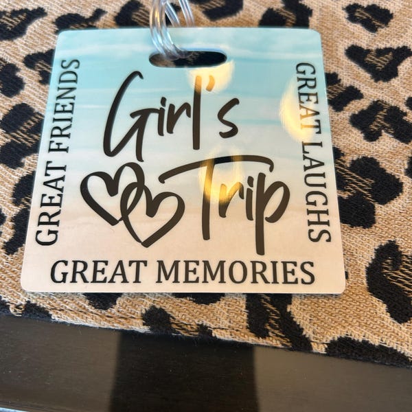 Personalized Girls Trip Bag, Girls Weekend Gifts, Personalized Beach ...