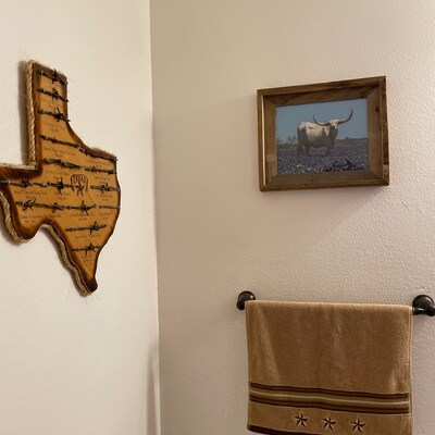 Iconic Texas Scene Windmill and Bluebonnets at Dusk - Etsy
