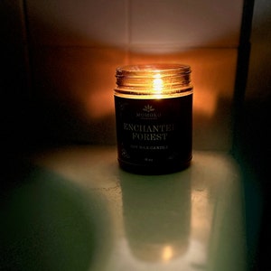 Palo Santo and Pinon Pine Meditation Candle Soy Wax Candle-all Natural ...