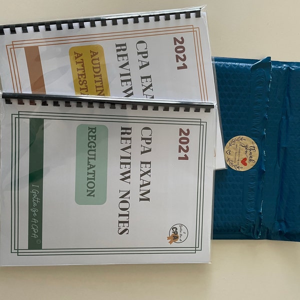 2023 | CPA Exam Review Notes - FAR | Digital Download | 37 Pages ...