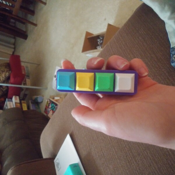 Four Button Clicky Exposed Mechanical Switch Fidget Clicker Toy ...