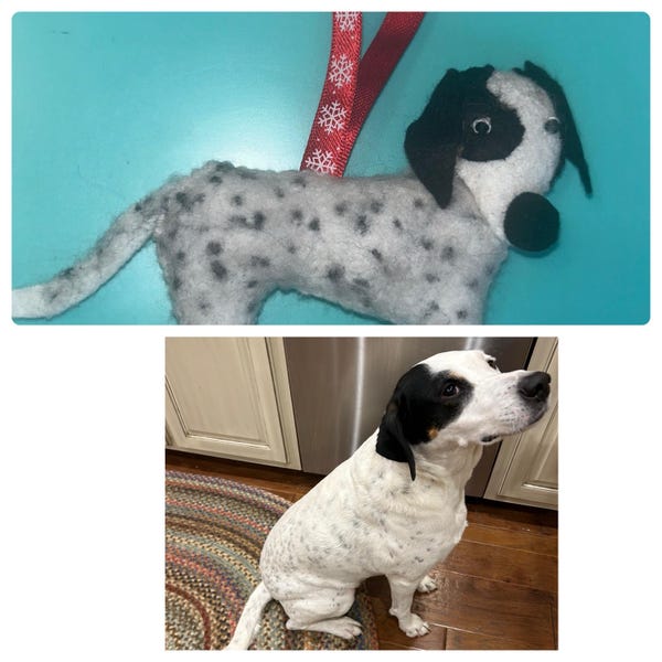 Pug Dog Christmas Tree Topper // Dog Tree Topper // Pug Holiday Decor ...