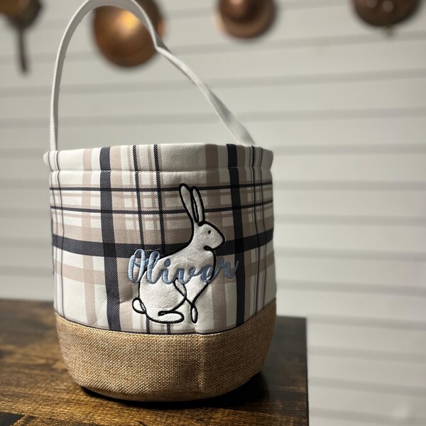 Personalized Easter Basket, Custom Easter Basket, Handmade Easter Egg Basket, Little Boys Easter ...