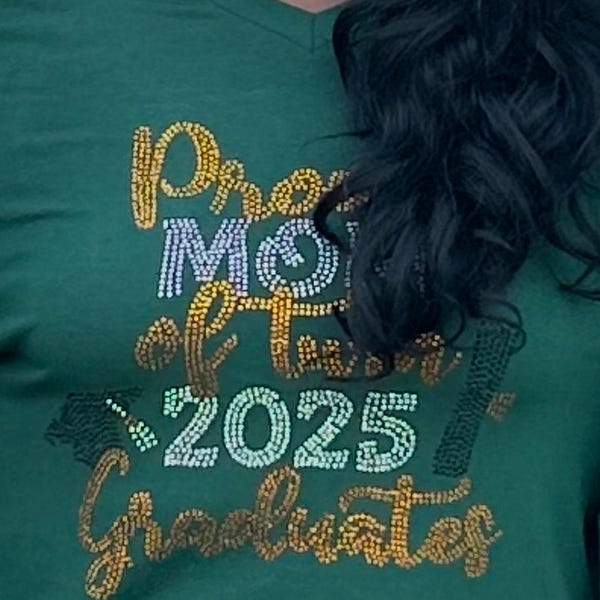 50 (custom Age) Favored and Fabulous Birthday RHINESTONE Mega Bling ...