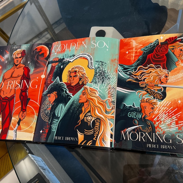 Red Rising Dust Jackets Full Set - Etsy