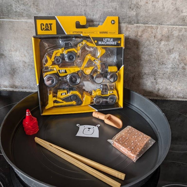 Digger Set Building Site Play Tray Sensory Digger Kit Building Site ...