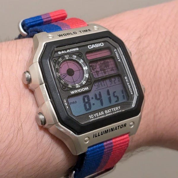 Casio AE-1200 Gradient Filter Screen - Etsy