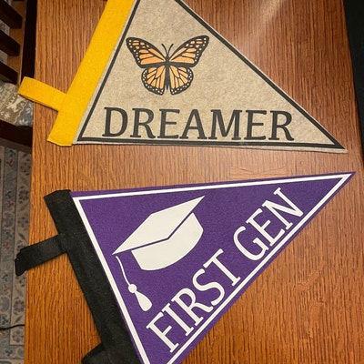 Personalized Name Felt Pennant Flag - Etsy