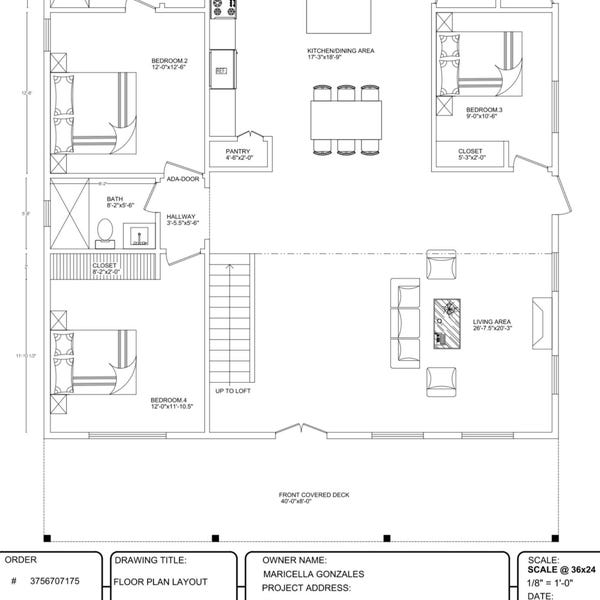 Custom Barndominium House Floor Plan: Post Frame, Pole Barn Design - Etsy