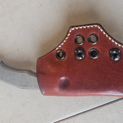 Wet Formed Leather Knife Sheath - Etsy