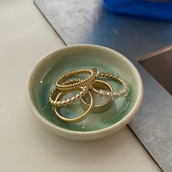Tiny Ring Dish // Handmade Tiny Bowls - Etsy