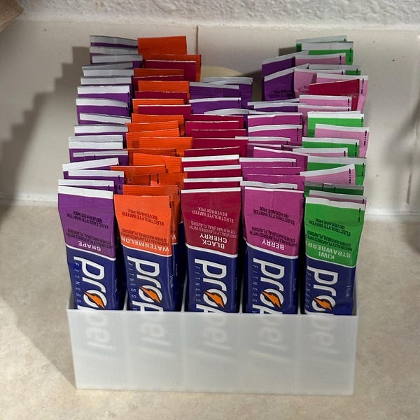 Water Flavor Packet Organizer - Large - Etsy