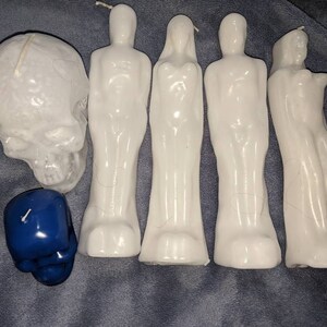 Small Skull Candle many Colors for Ritual, Spell Work, Wicca, Rootwork ...