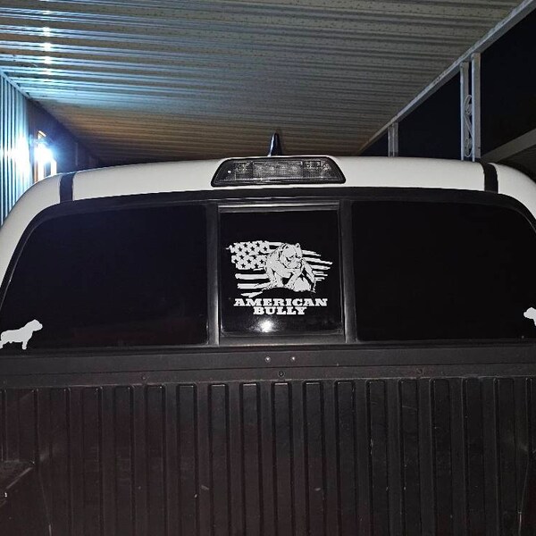 American Bully Decal / Exotic Bully Decal / Sticker/ Bull Window Decal ...