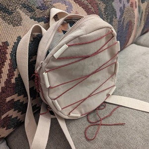 Round Backpack Canvas Bag Sewing Pattern Bag PDF Pattern 2 Sizes ...