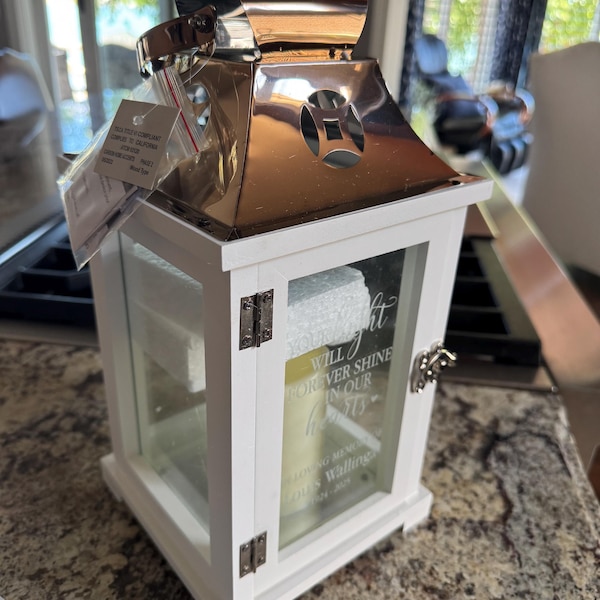 Personalized Memorial Lantern | in Memory of Lantern | in Memory ...