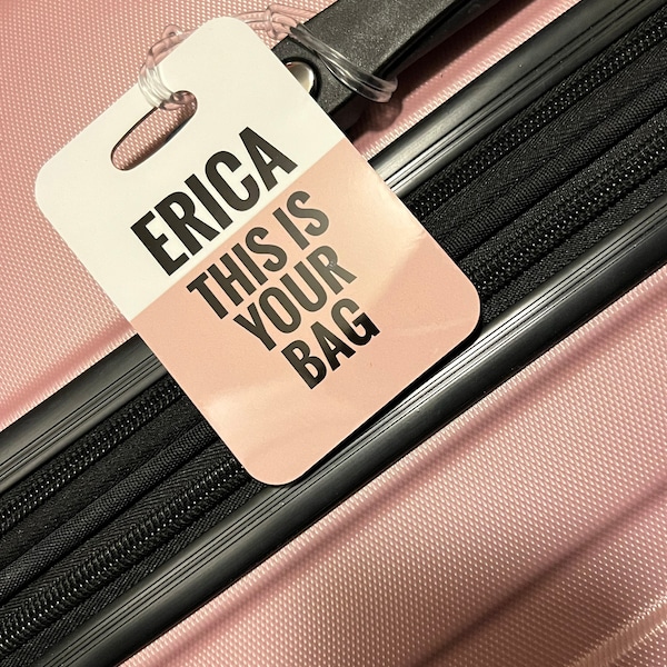 Personal Initials Luggage Bag Tags, Personalized Travel Accessories ...
