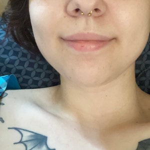 Indian Swirl Septum Clicker Ring / Daith Earring Rose Gold / - Etsy