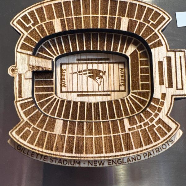 3D Stadium Magnets Wood Layered - Baseball / Football / Soccer ...