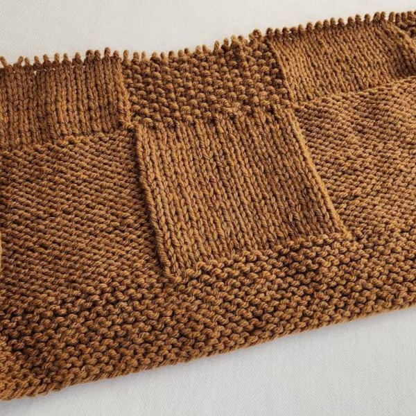 Pretty Knit Seamless Quilt Squares Blanket Pattern, Knit Squares ...