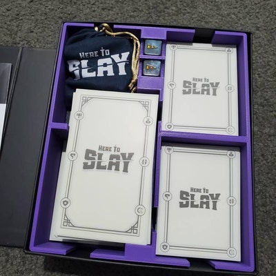 Here to Slay Insert for Sleeved & Standard Cards for KSE kickstarter ...