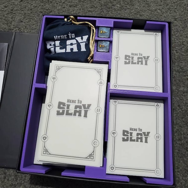Here to Slay Insert for Sleeved & Standard Cards | for KSE (kickstarter ...