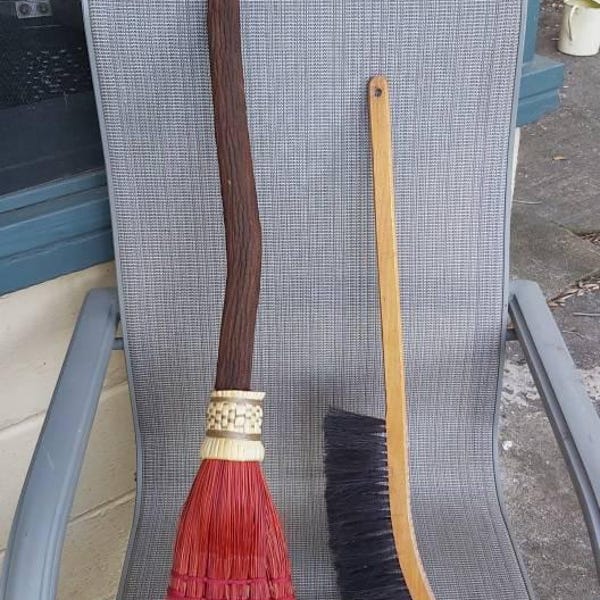 Rustic Jumping Broom Full Size Wedding Broom Ceremonial Jumping Broom ...