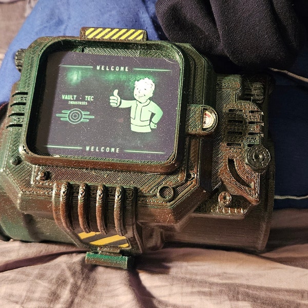 Pip Boy Mk IV - 3D Printed Pip-boy 3000 Mk IV - Fallout Cosplay ...