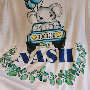 Purple Floral Elephant Clip Art Watercolor Cute Little - Etsy