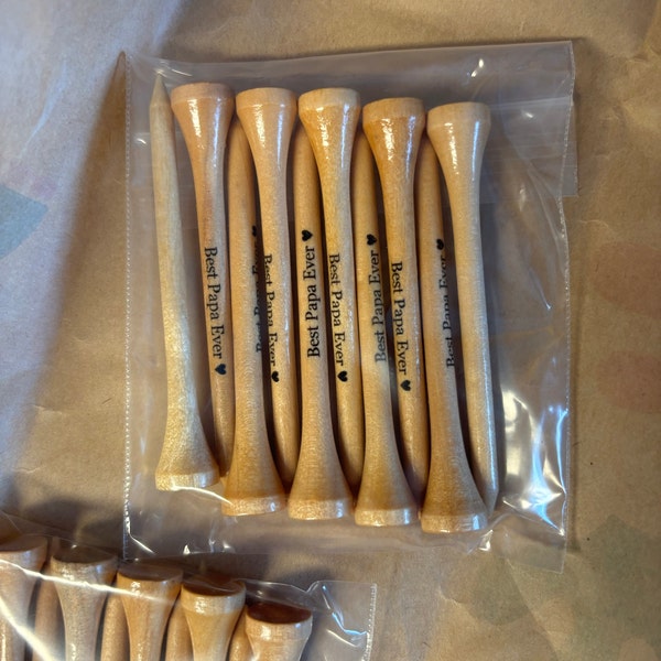 Personalized Golf Tees Laser Engraved Golf Tee Custom Golf Tees 3 Golf ...