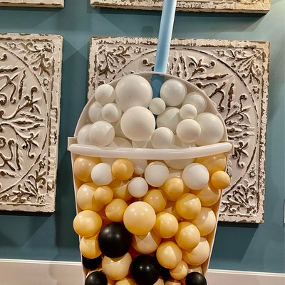 DIY Boba Balloon Workshop, Boba Party Ideas, Bubble Tea Party, Boba Tea ...