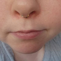 Dainty 6mm Septum Ring, Snug Fit Septum Hoop, Delicate, Indian Septum ...